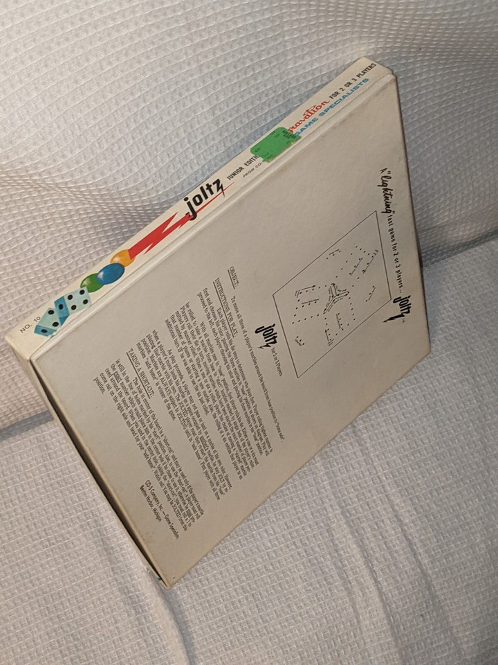 Rare Joltz Game CO-5 Company Lightning Fast Game Junior Edition Of ...