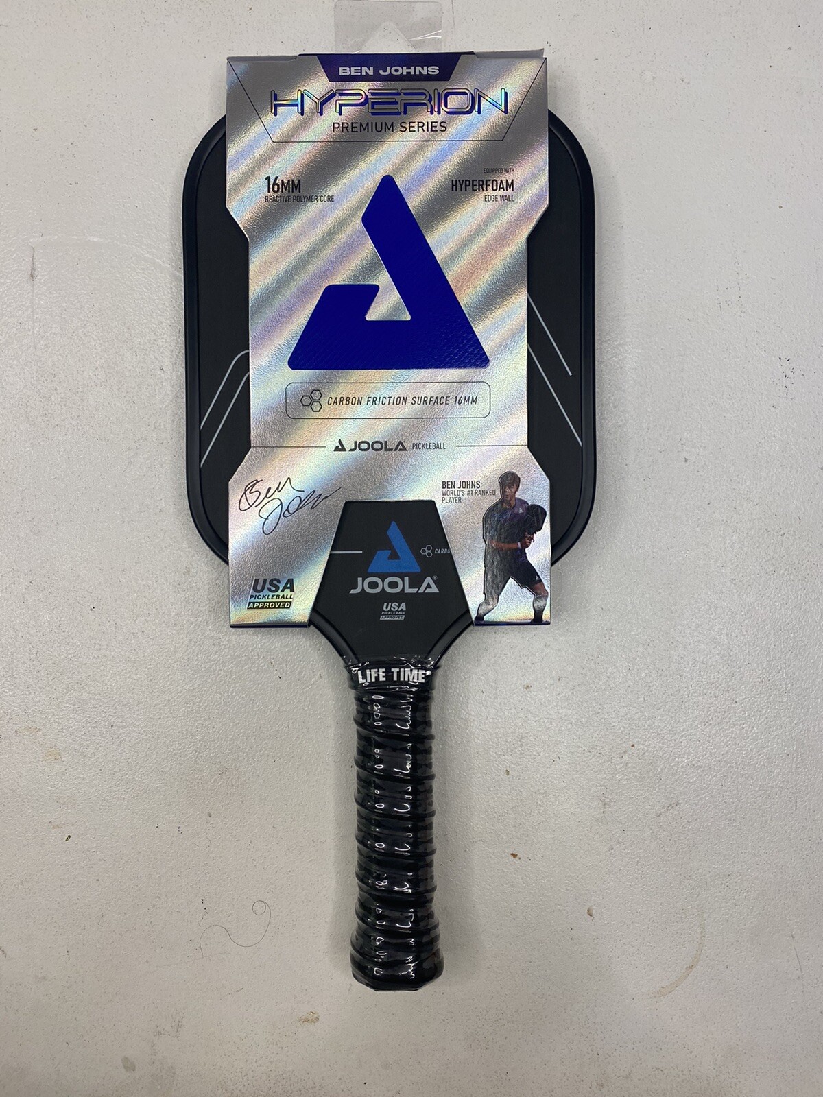 Joola Ben Johns Hyperion Pro CFS 16mm Pickleball Paddle - Black - 1850 ...