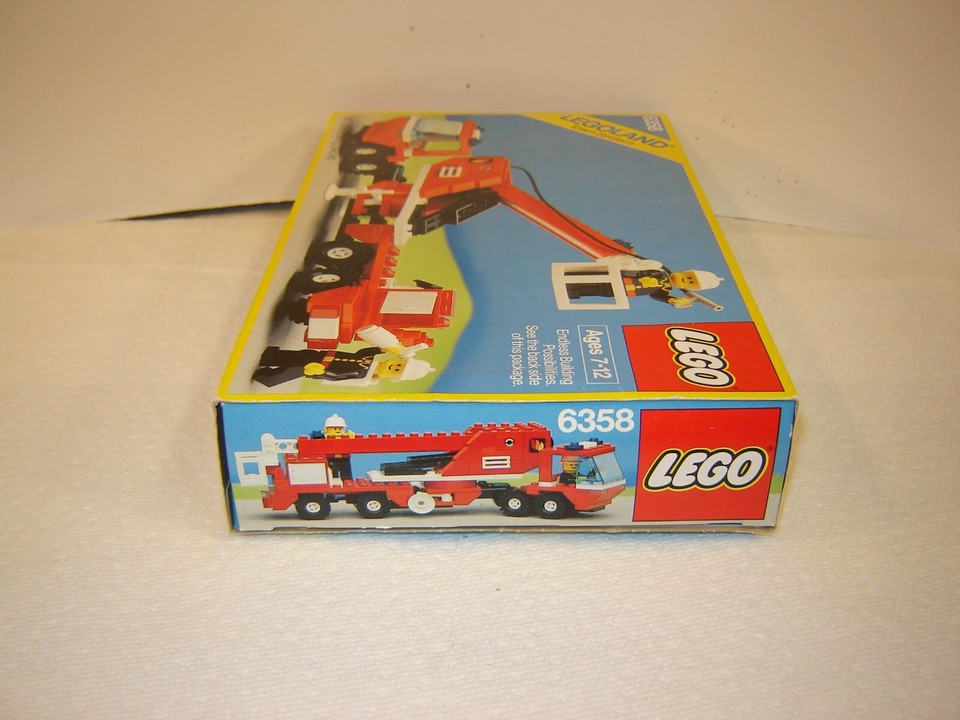 VINTAGE 1987 LEGO 6358 SNORKEL SQUAD LEGOLAND TOWN SYSTEM COMPLETE ORIG ...
