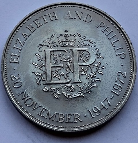 Crown Coin Elizabeth and Philip 20 November 1947-1972 EP Uncirculated ...