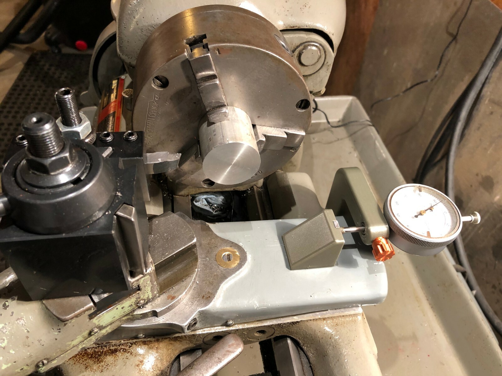 South Bend Lathe 9 or 10K, Cross Slide Dial Indicator Holder (3d ...