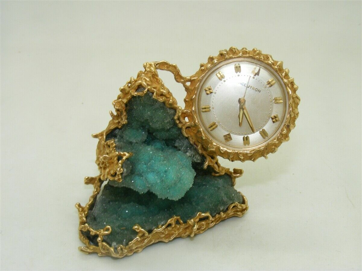 Golden Nugget Bulova AccuTron desk watch Collection Item | eBay