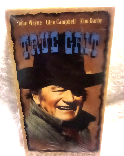 True Grit John Wayne VHS Tape Best Of The West Collection New Factory ...