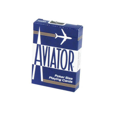 1 Blue Decks Of Bicycle Aviator Standard Index Poker Casino Magic ...