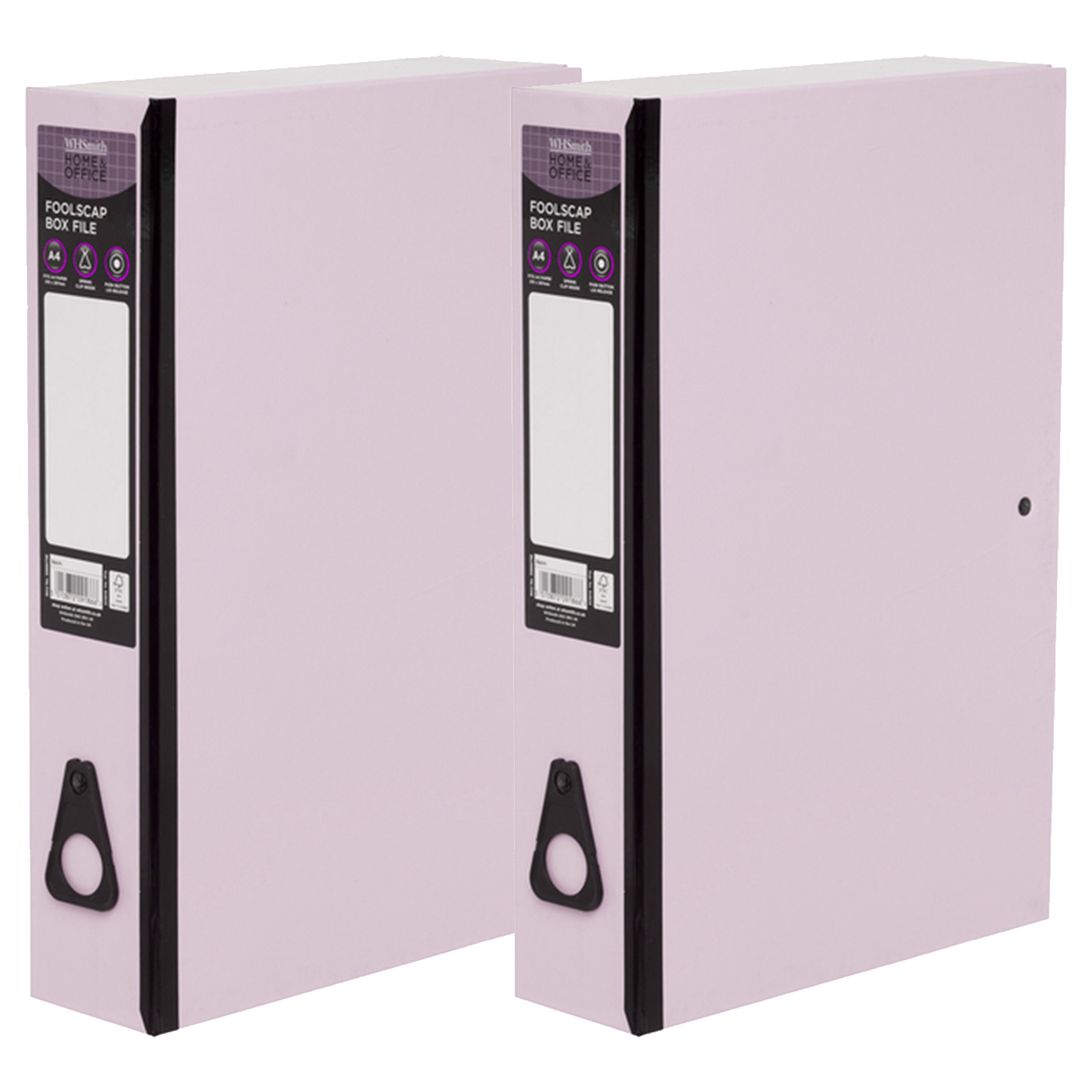 WHSmith Pastel Pink Foolscap Box File LIGHTLY for sale online | eBay