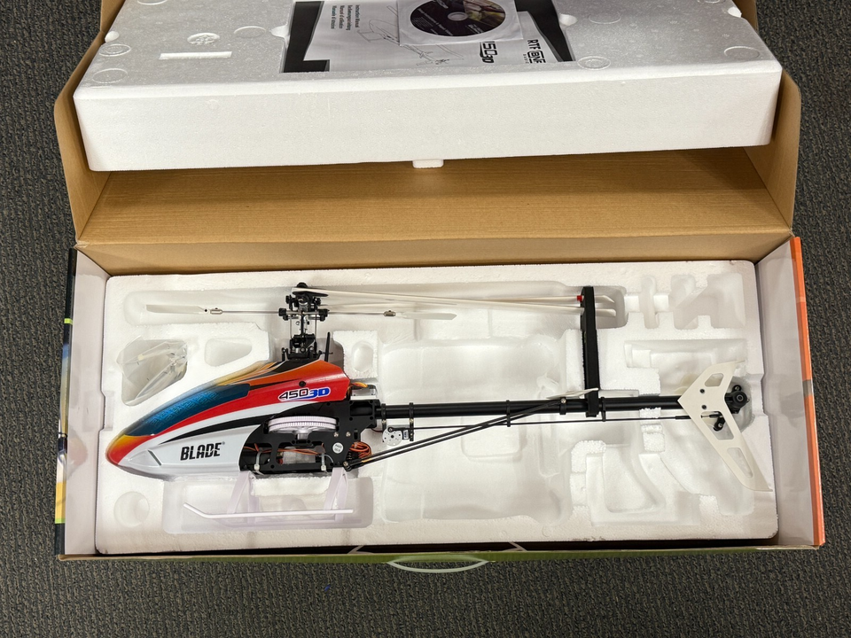 New in Box Blade 450 BNF Bind in Fly RC Remote Control Model Helicopter ...