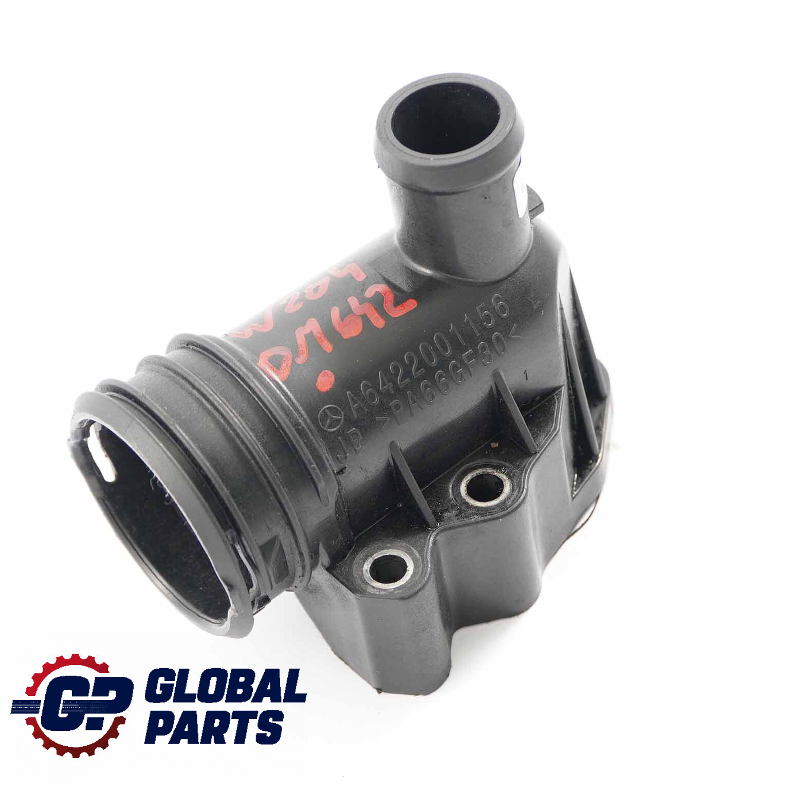 Thermostat Housing Pipe Mercedes W204 W212 OM642 Thermostat Flange ...
