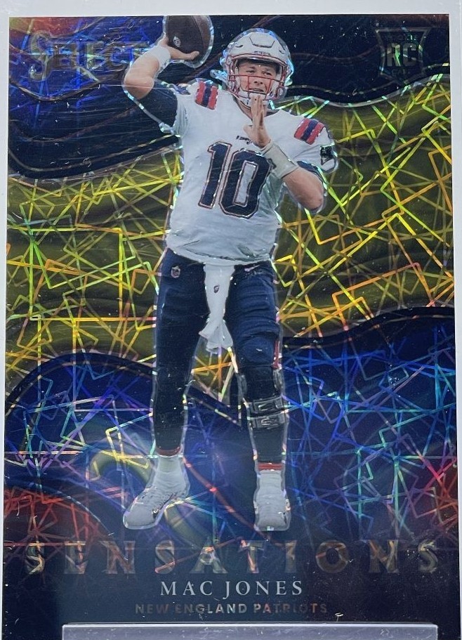 2021 Panini Select - Sensations Mac Jones #SEN-10 Gold Prizm /10 (RC ...