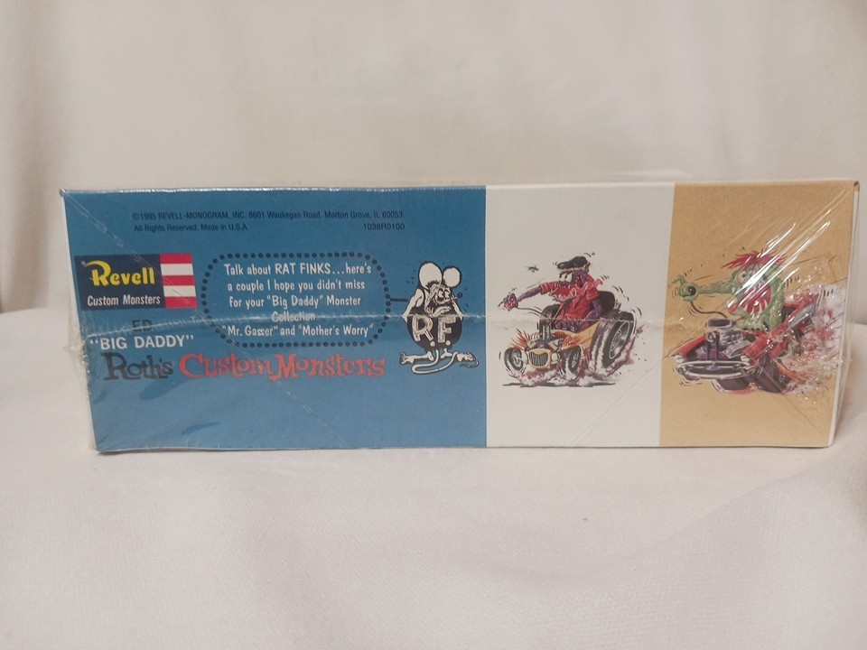 1995 REVELL, ED 'DIG DADDY ROTH'S " DRAG NUT WITH RAT FINK " Sealed | eBay