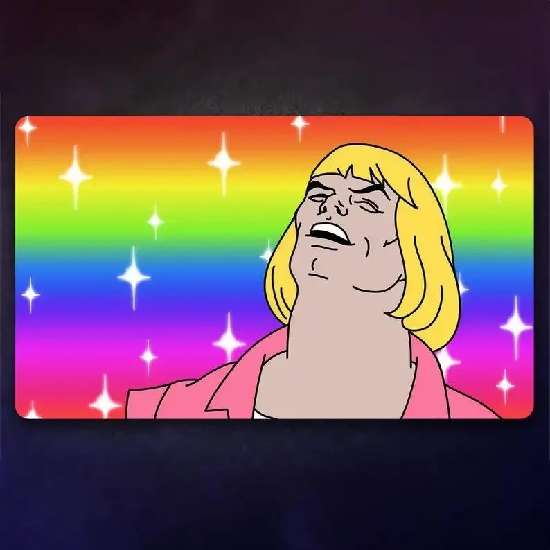 Funny MTG Playmat Mousepad Meme Desk Mat for Work, Gaming, Laptop & TCG ...