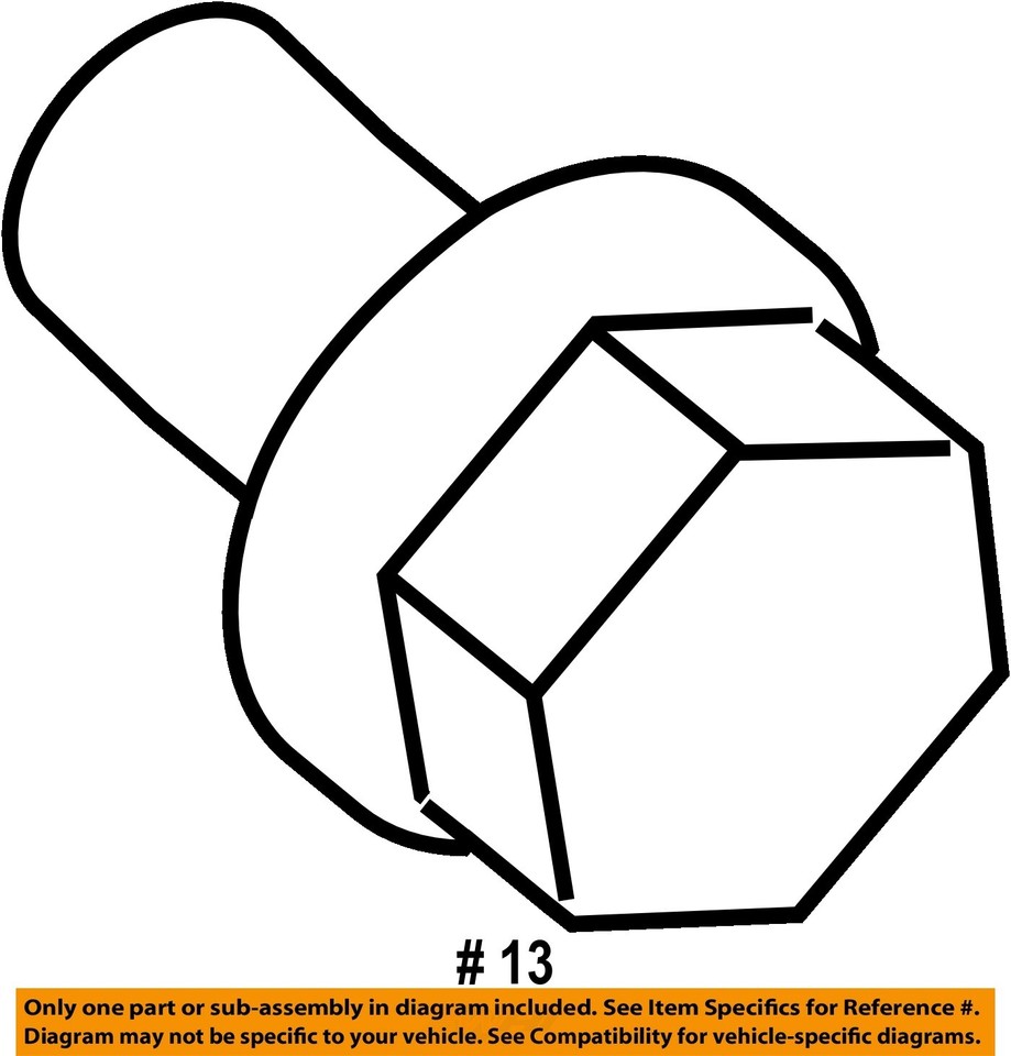 GM OEM 09-11 Acadia Limited Cab Interior Trim-Lock Pillar Trim Bolt ...