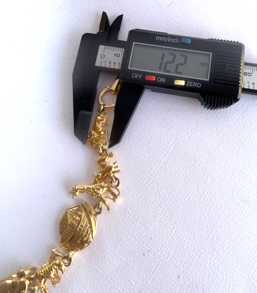 Premier Designs Gold Plated Noah's Ark Charm Bracelet Signed PD 7" | eBay