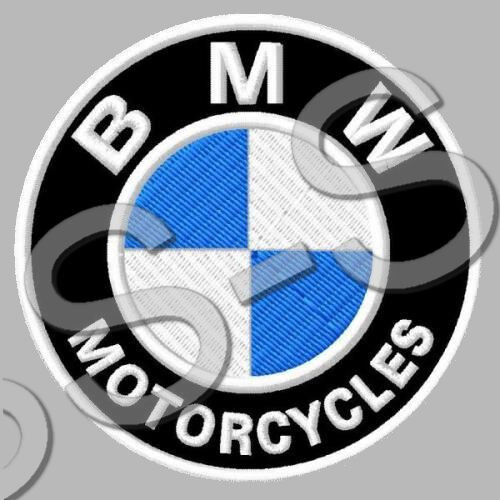 BMW MOTORCYCLES EMBROIDERED PATCH IRON/SEW ON ~3-1/8" GS DAKAR K100 R18 ...