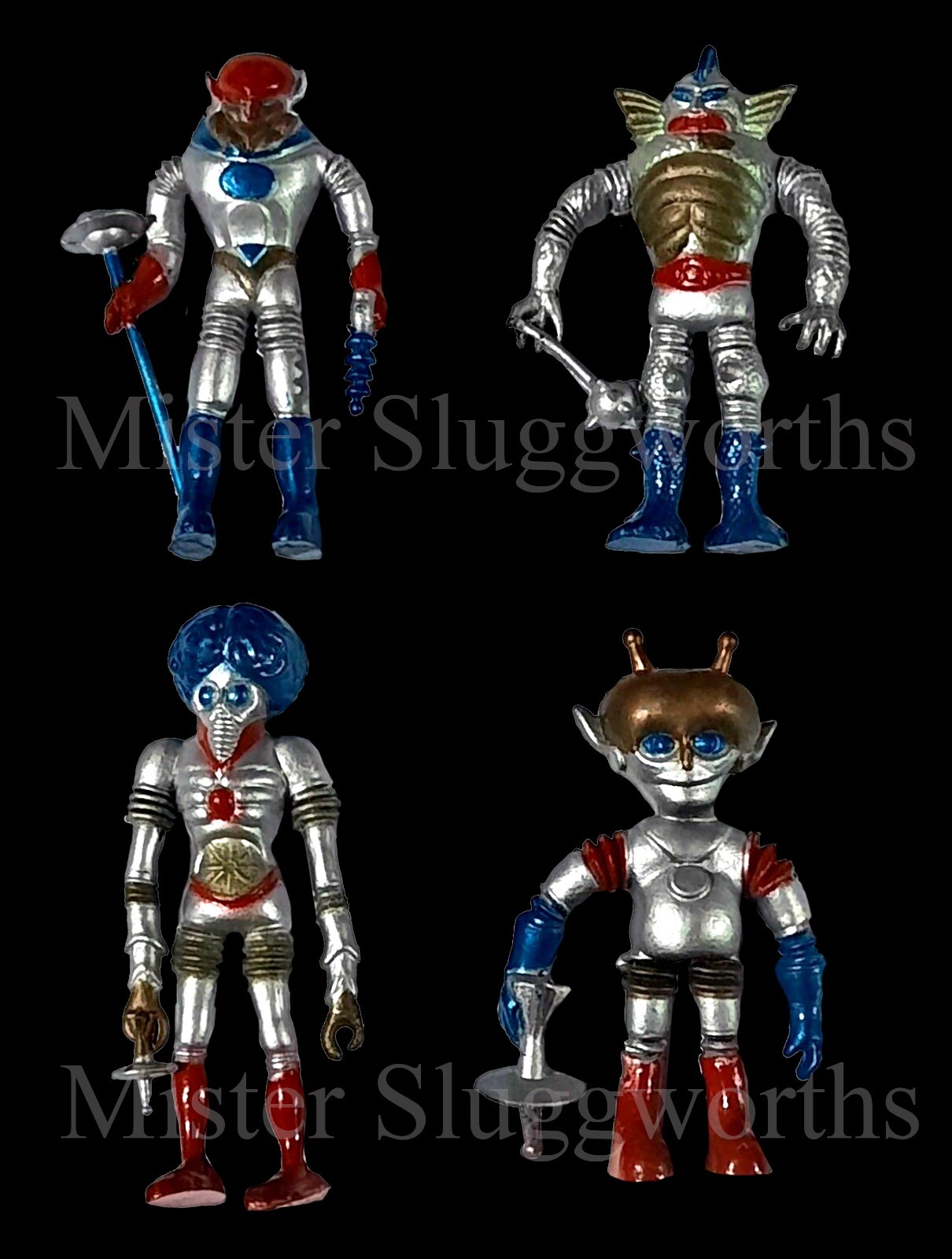 Vintage 1990 Colorforms Aliens Outer Space Men Mini-Figure Boxed ...