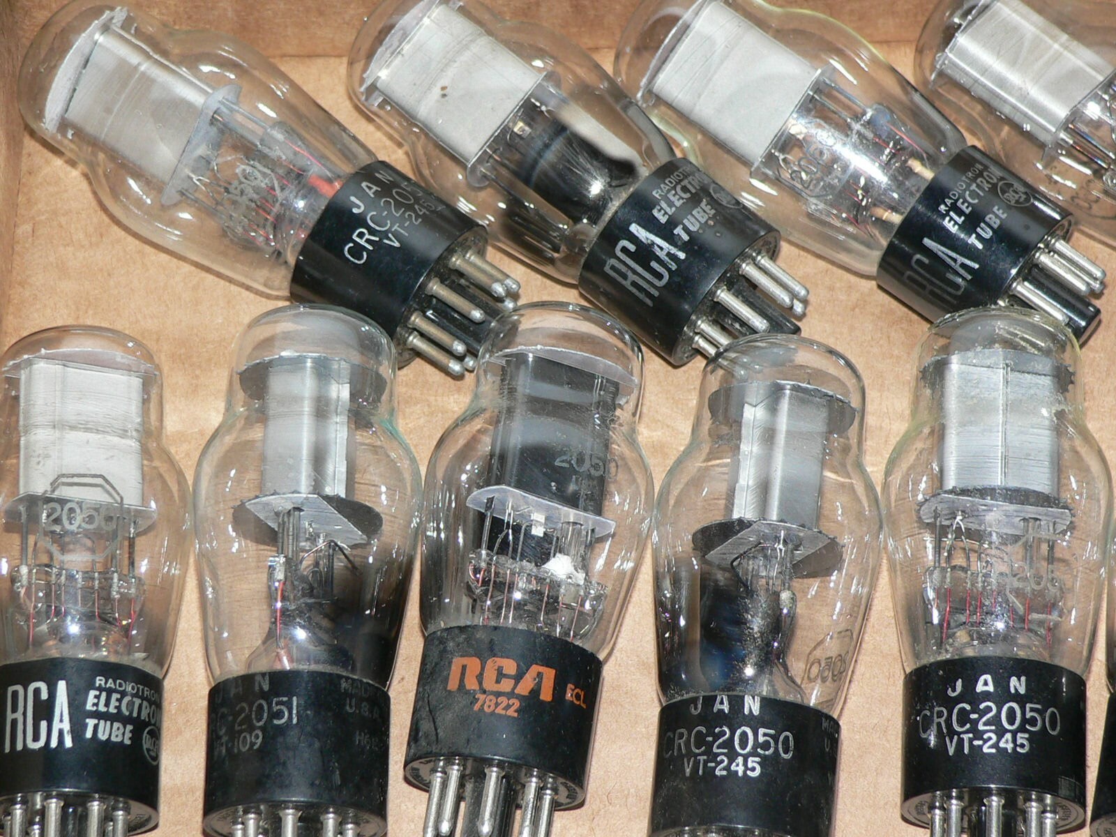 4 RCA #2050 Tubes (USA)-TEST GOOD-5 quads available | eBay