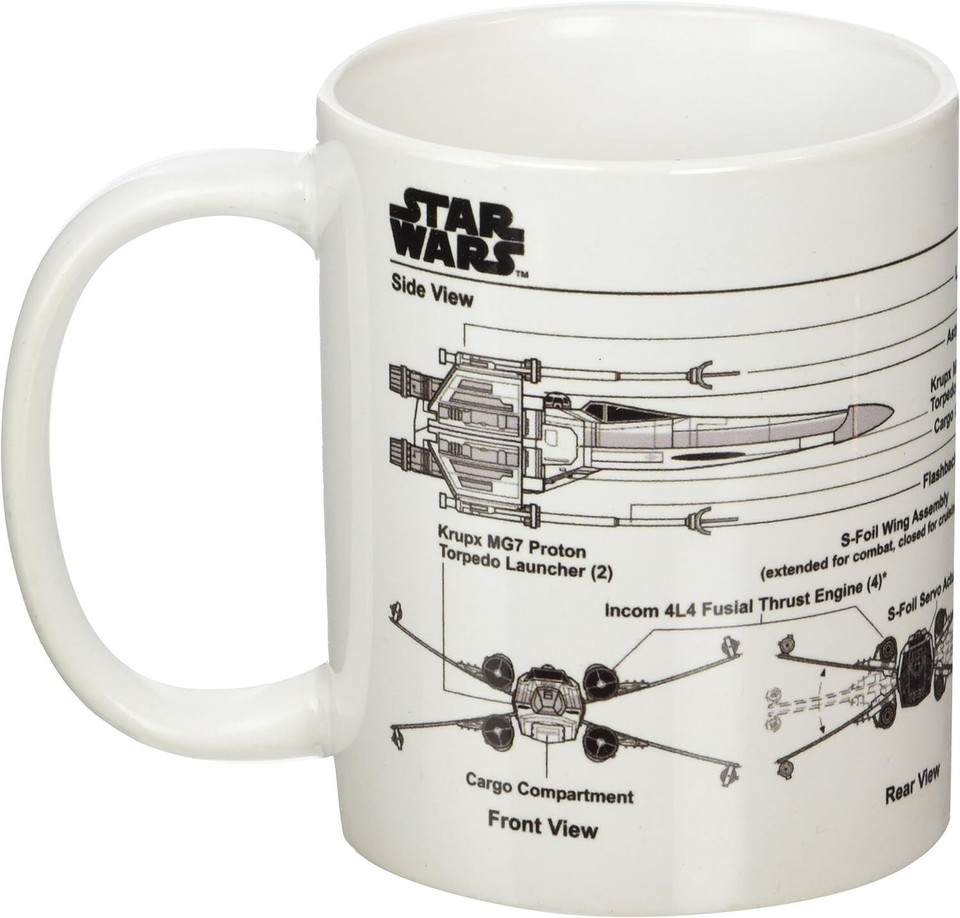 Star Wars Pyramid International " (X-Wing Fighter Sketch)" Official ...