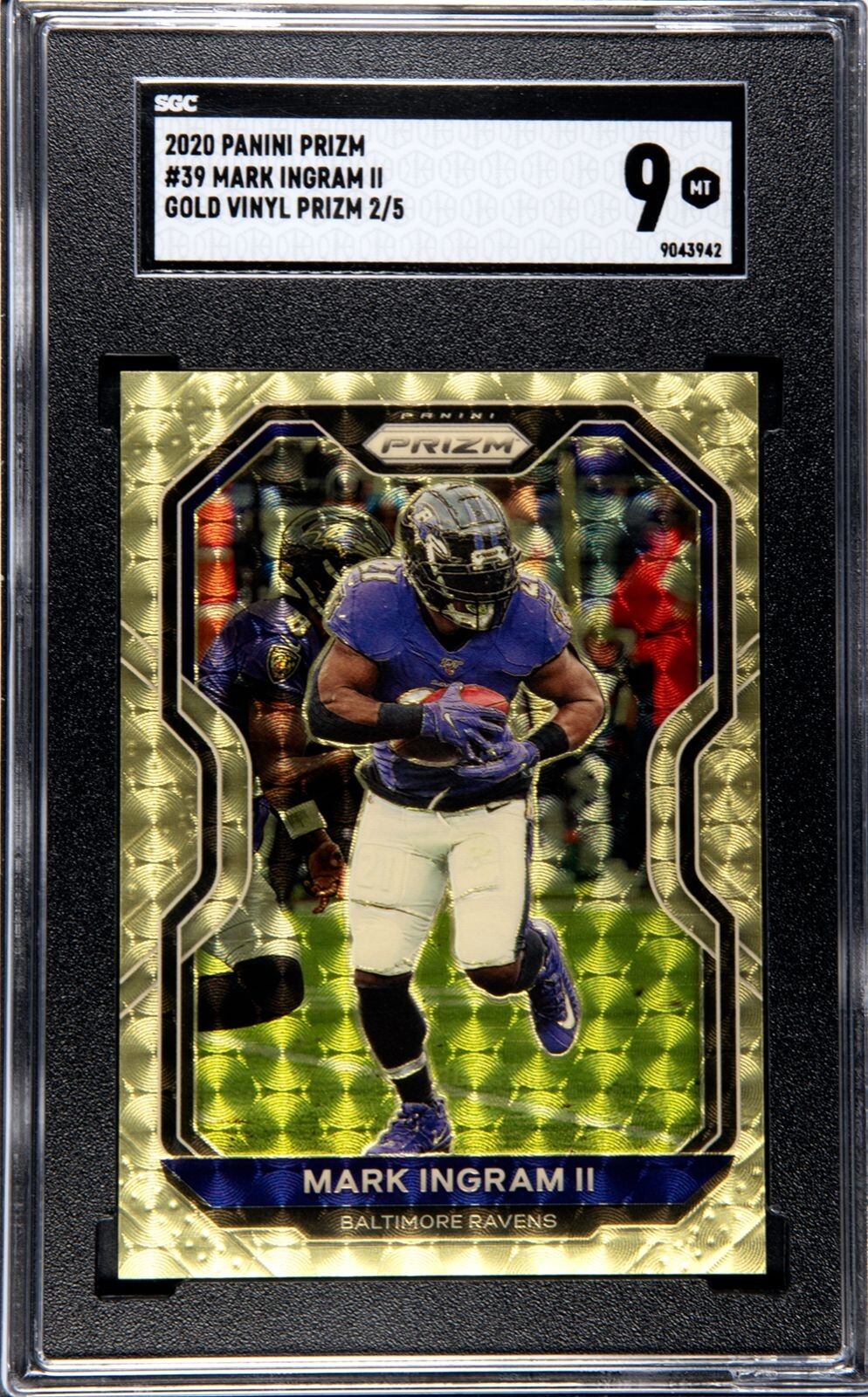 2020 Panini Prizm #39 Mark Ingram II GOLD VINyl prizm Ravens 2/5 | eBay