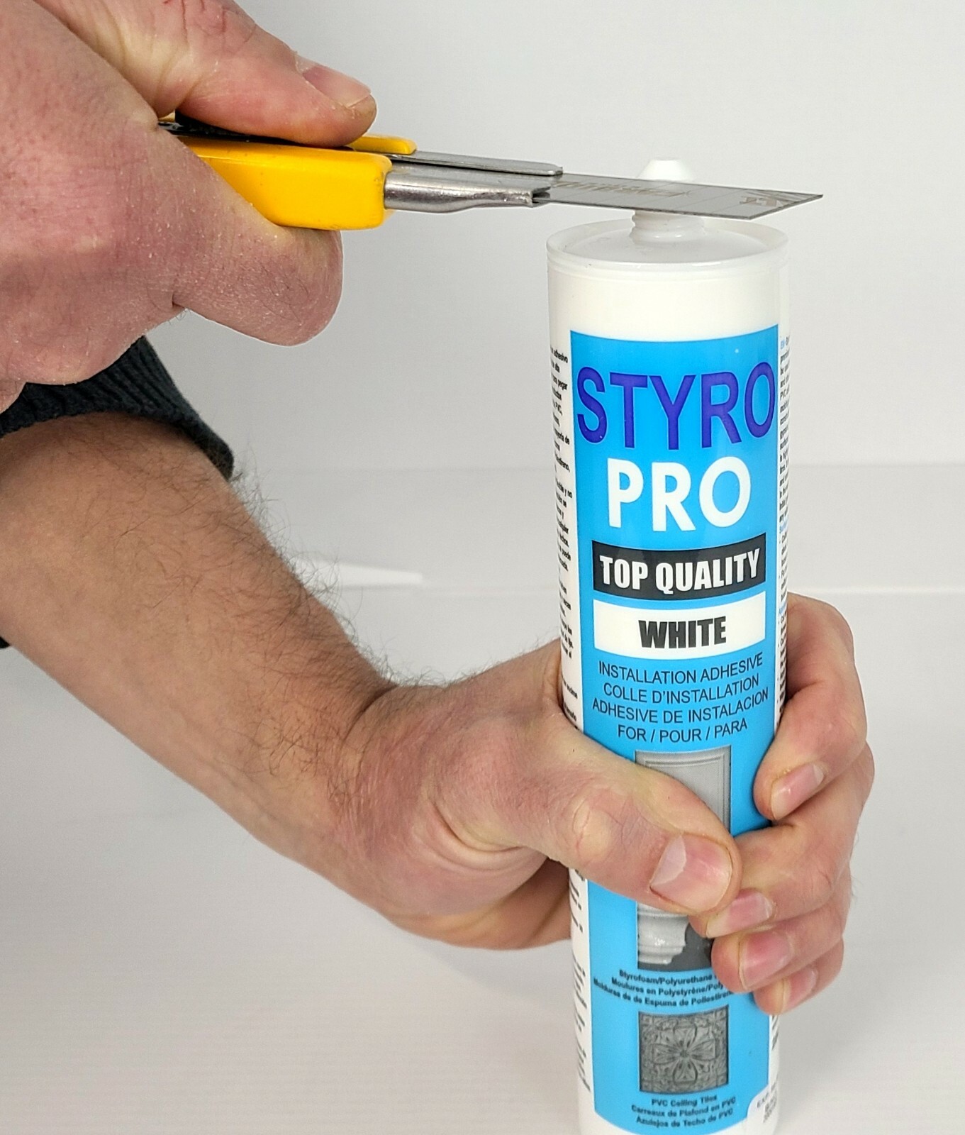 Styro Pro Adhesive. Perfect glue for Styrofoam, Polystyrene & PVC tiles ...