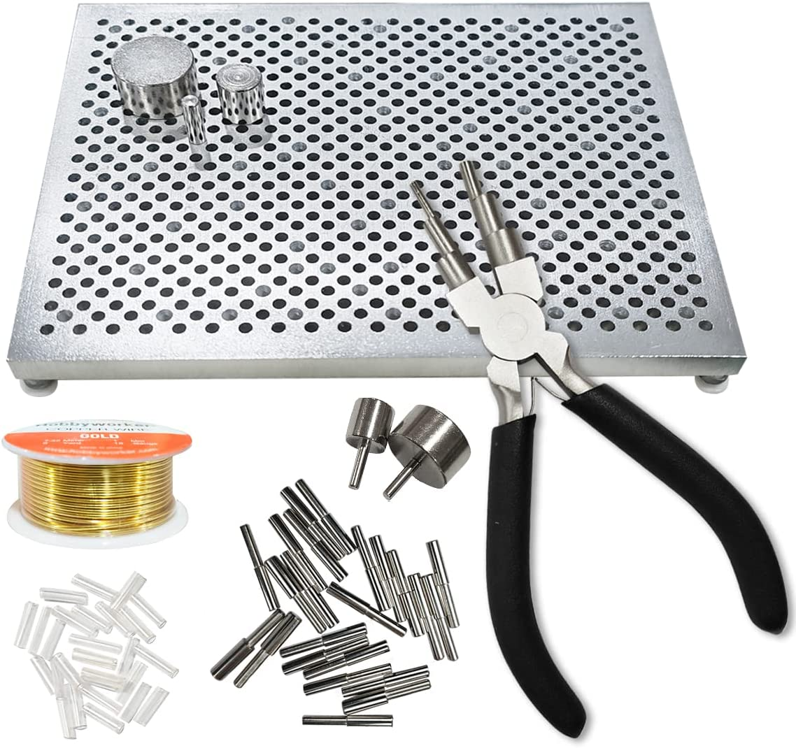 6Pcs Wire Thing Wrapping Kit - Jig Jewelry Making Wire Bending Jig Tool ...