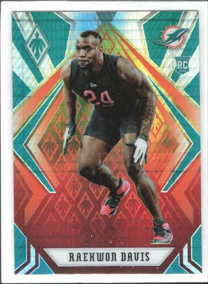 2020 Panini Phoenix Raekwon Davis FIRE BURST FANATICS RC ROOKIE #167 ...