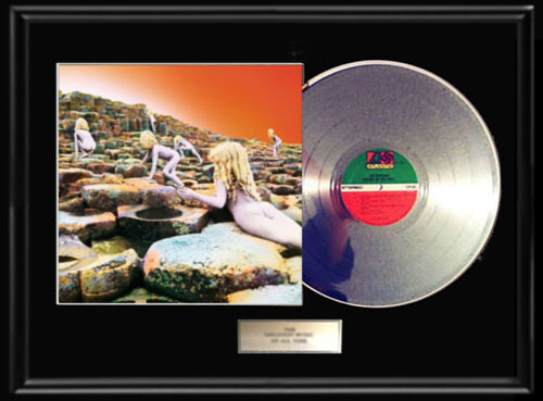 LED ZEPPELIN HOUSES OF THE HOLY ALBUM WHITE GOLD SILVER PLATINUM TONE ...