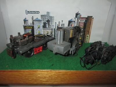 (3) VINTAGE O GAUGE LOCOMOTIVE ENGINE PARTS~SOLD for PARTS or ...