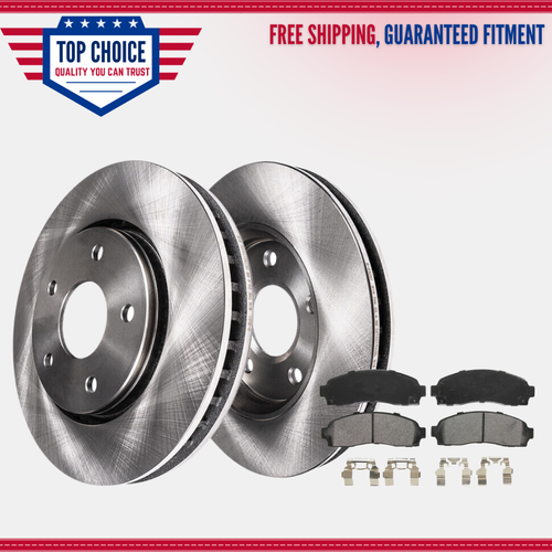4WD Front Rotors + Brake Pads for Ford Ranger Explorer Sport Trac Mazda ...