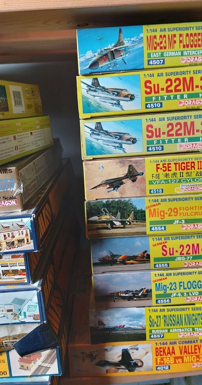 vintage DRAGON model aircraft kit collection CHOOSE PLANE KIT 1/144 / 1 ...