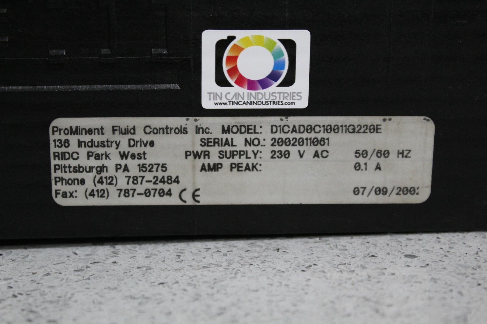 ProMinent Dulcometer D1CAD0C10011G220E Cl Controller 220v 1ph TESTED | eBay