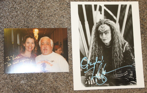 MARY KAY ADAMS - (2) Autographed Photos - 1 as GRILKA in Deep Space ...