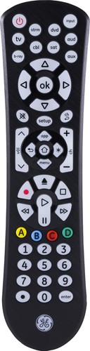Device Backlit Universal TV Remote Control in Black, 41567 | eBay