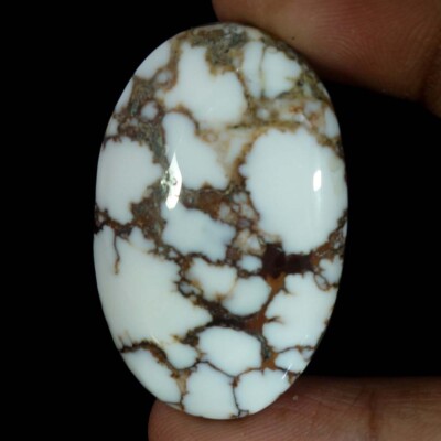 Natural Wild horse Magnesite Jasper Cabochon Loose Gemstone White Red ...