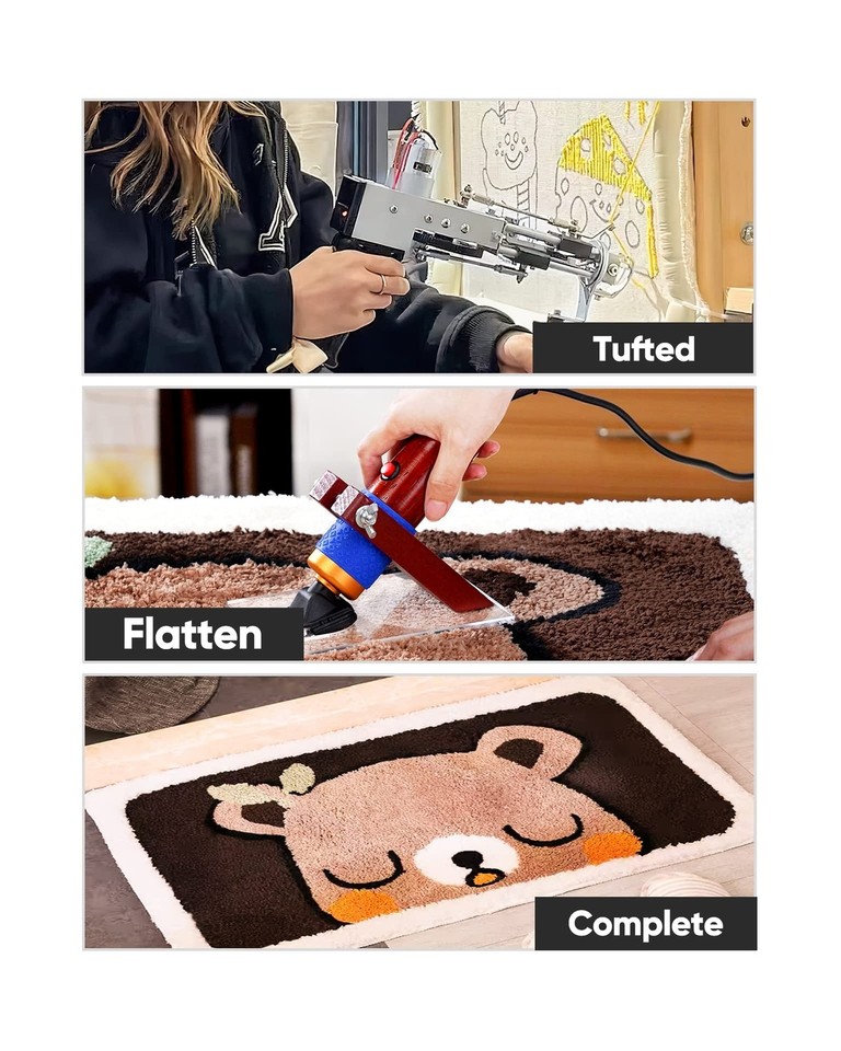 Rug Tufting Gun with Carpet Trimmer Kit - Rug-Tuft-Gun-with-Tufting ...