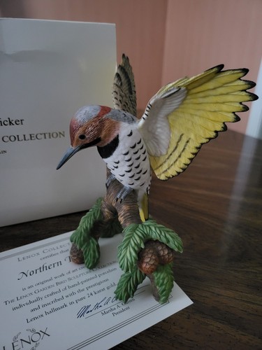 Lenox Northern Flicker Garden Bird Collection 1997 NIB with COA | eBay
