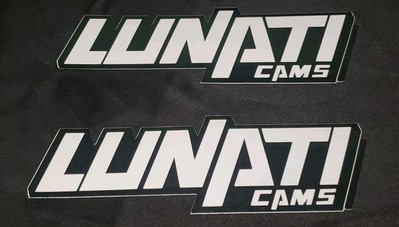 Pair of Lunati Cams Decals | eBay