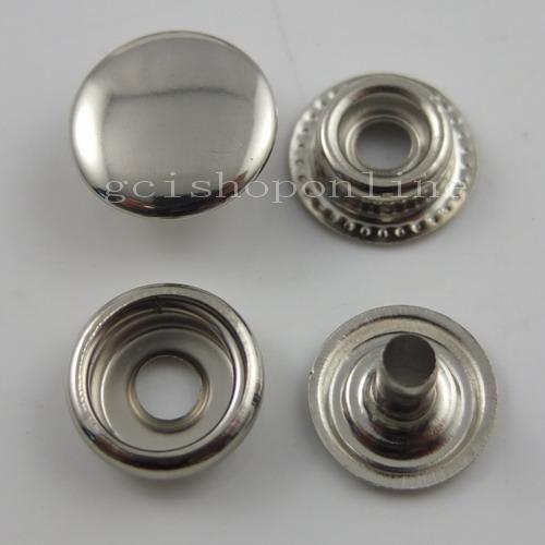 10 25 50 100 300 Leather Rapid Rivet Button Snaps Fasteners 12mm 15mm 1 ...
