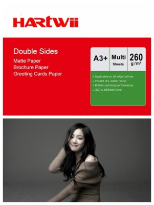 A3 Plus A3+ Matte Photo Paper 260Gsm Double Side Matt Print Inkjet ...