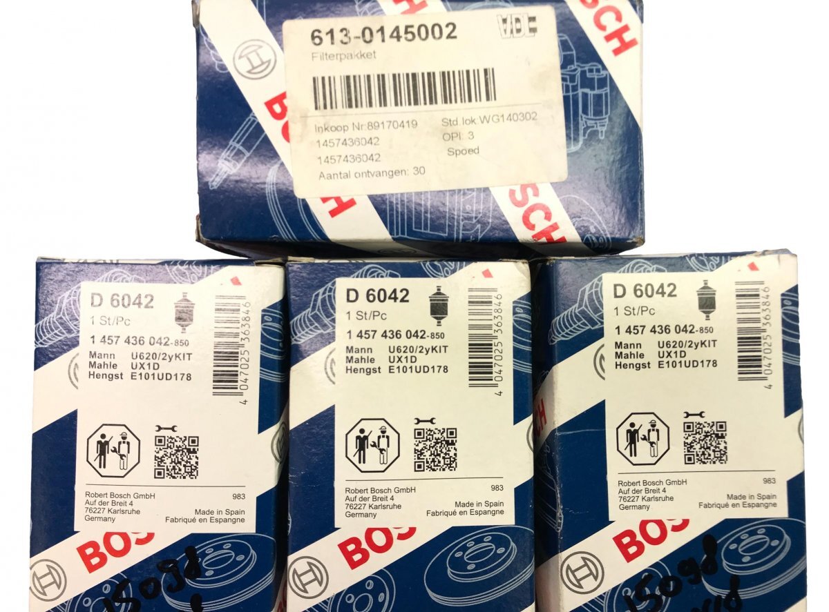 1457436042 Filter AdBlue SET -4 pcs VOLVO, SCANIA, SOLARIS, CUMMINS ...