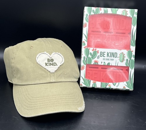 Life Is Good Bee KIND Cap & BE KIND Ellen Degeneres Silicone Ice Cube ...