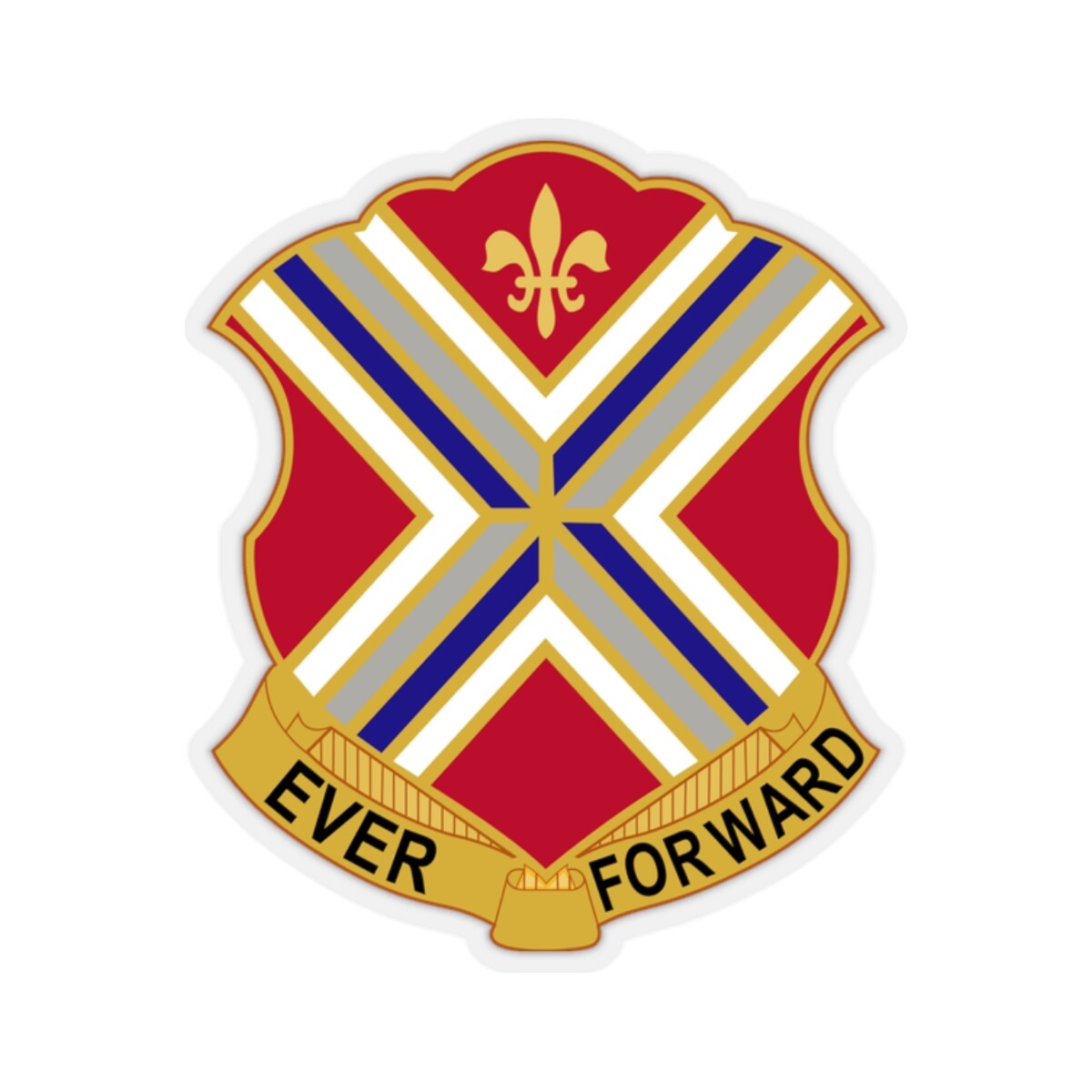 Kiss-Cut Stickers - Army - 116th Infantry Regiment DUI wo Txt | eBay