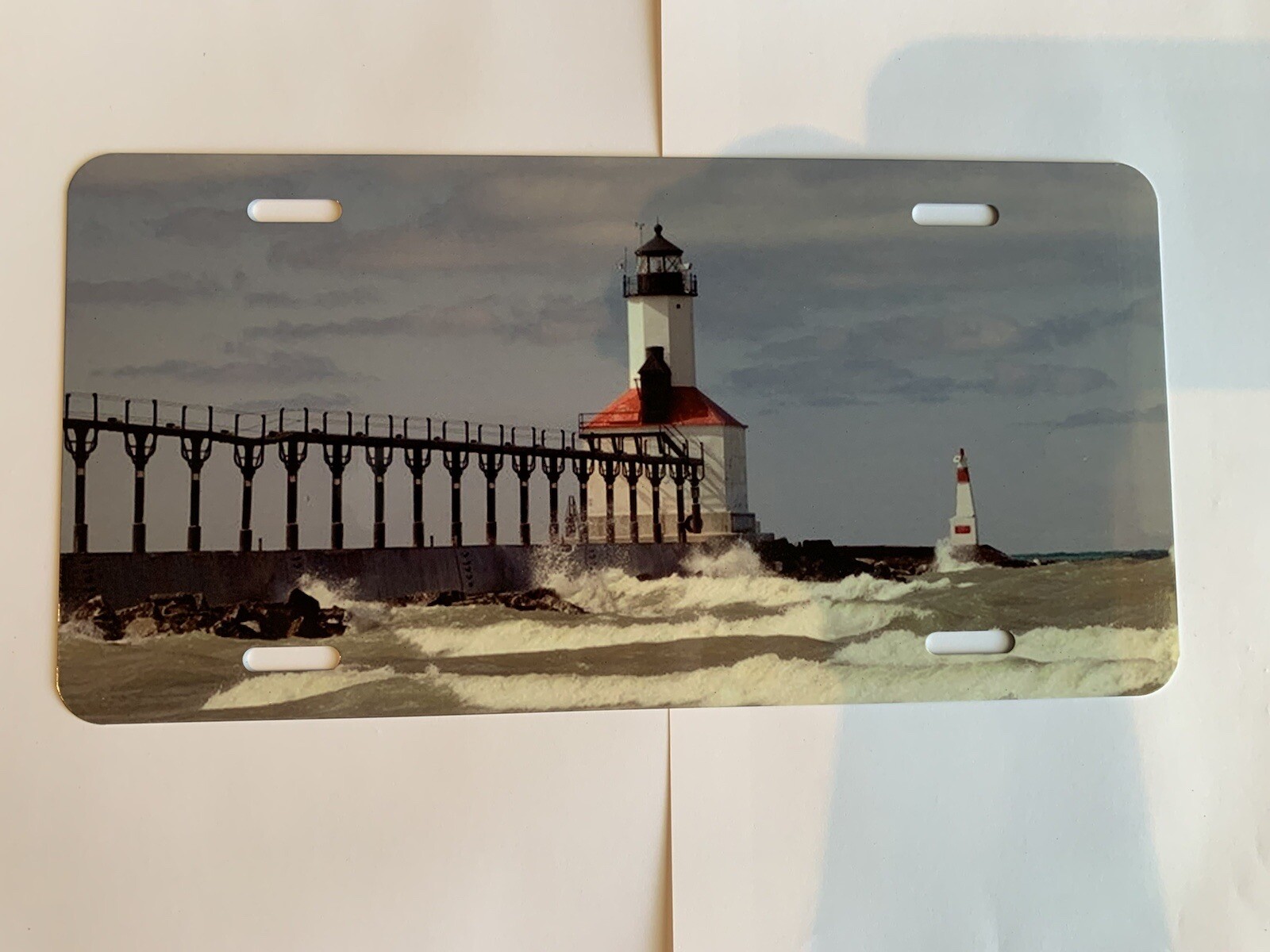 Made in the USA! Beautiful Lighthouse license plate. | eBay