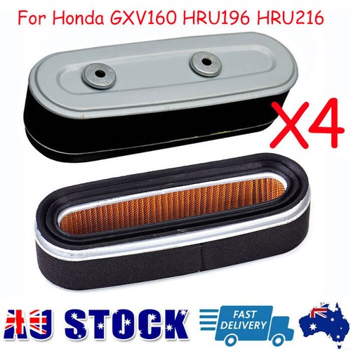 4x Lawn Mower Air Filter Combo Foam For Honda HRU196 HRU216 GXV160 5 ...