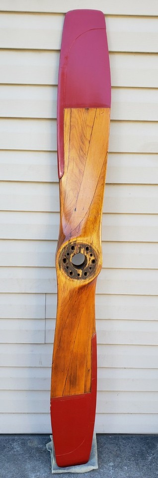 Antique Vintage WWII Sensenich Airplane Airboat Wood Propeller Man Cave ...