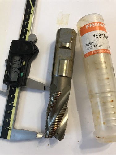 Emuge-Franken 25mm HSS-ECoF 4 flute Rippa End Mill Cutter 1381.025 VAT ...