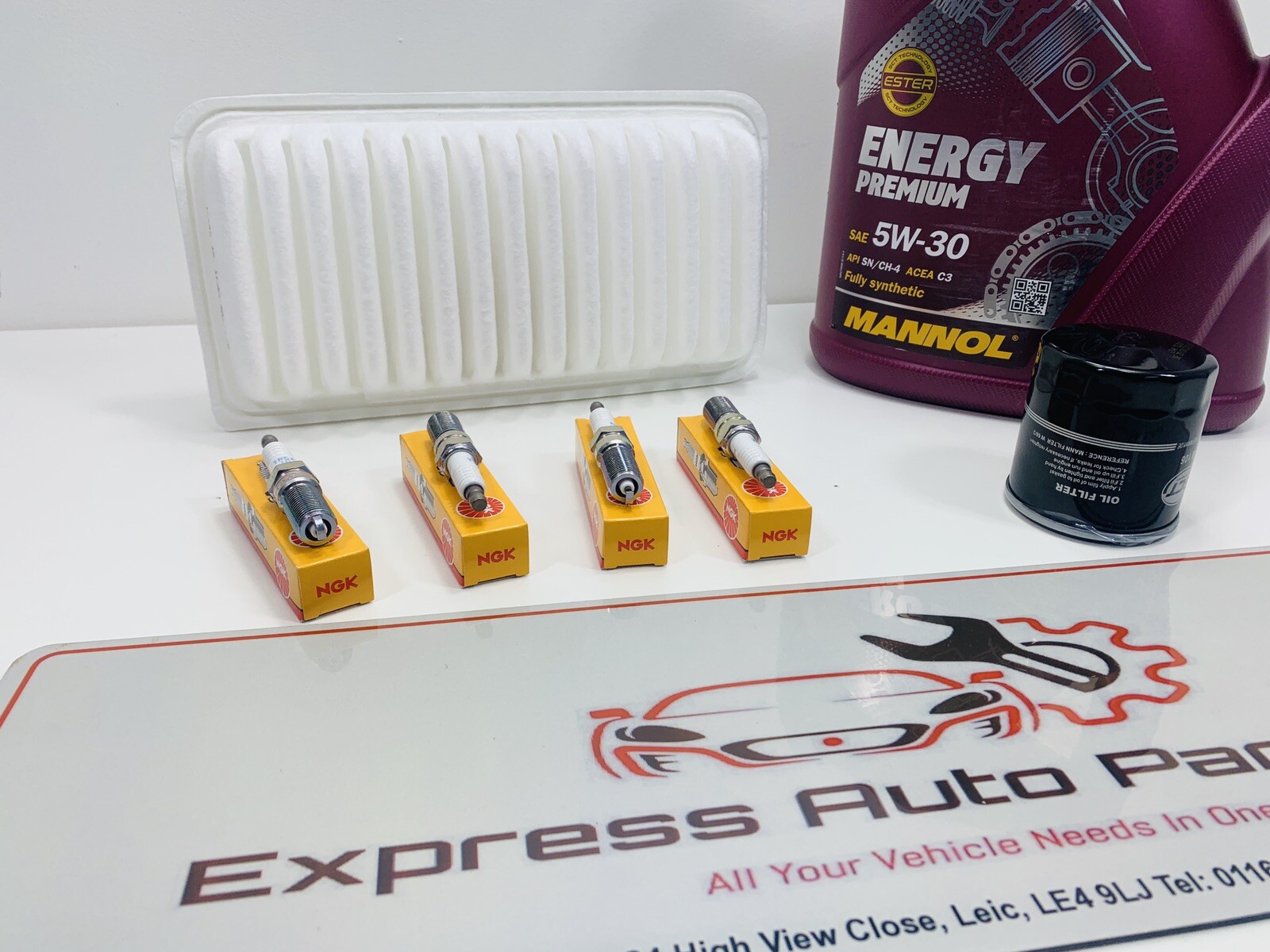 Toyota Corolla E12 2000-2008 Service kit 5w30 Engine Oil OEM QUALITY ...