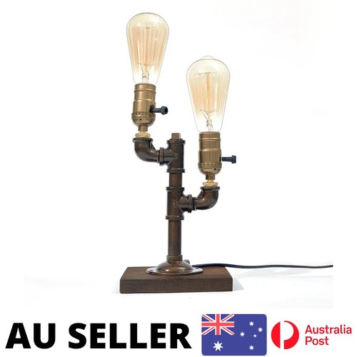 Edison Steampunk Lamp Home Decor Desk Light Gift for Him - AU Stock ...