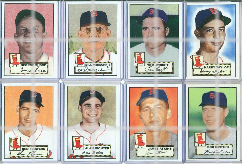 1952 Topps M&A Baseball Cards Boston Red Sox Team Set 104 Different See ...