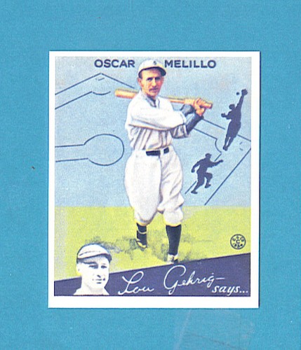 1934 Goudey Reprint #45 Oscar Melillo Card - St. Louis Browns | eBay