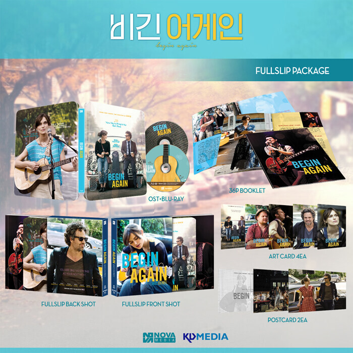 [USED] Begin Again BLU-RAY Steelbook Limited Edition - Full Slip / NOVA | eBay