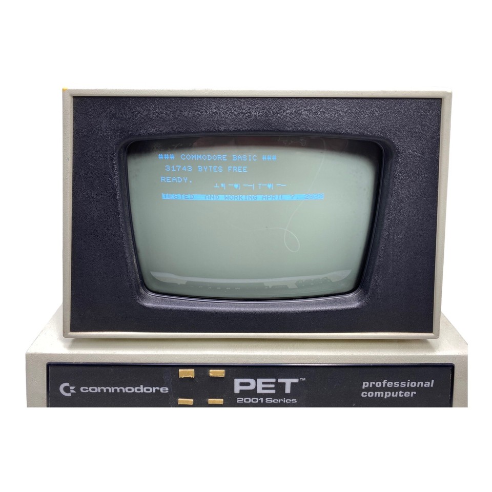 COMMODORE PET 2001 - 32 N - Commodore Computer 1977 TESTED/WORKING ...